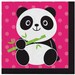 Panda Napkins - Girl Panda Baby Shower, Panda Party Napkins, Panda Bear ...