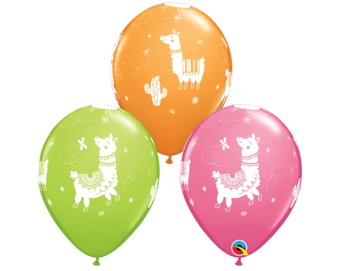 Llama Balloons - Llama Party, Llama Birthday, Llama Baby Shower, Llama ...