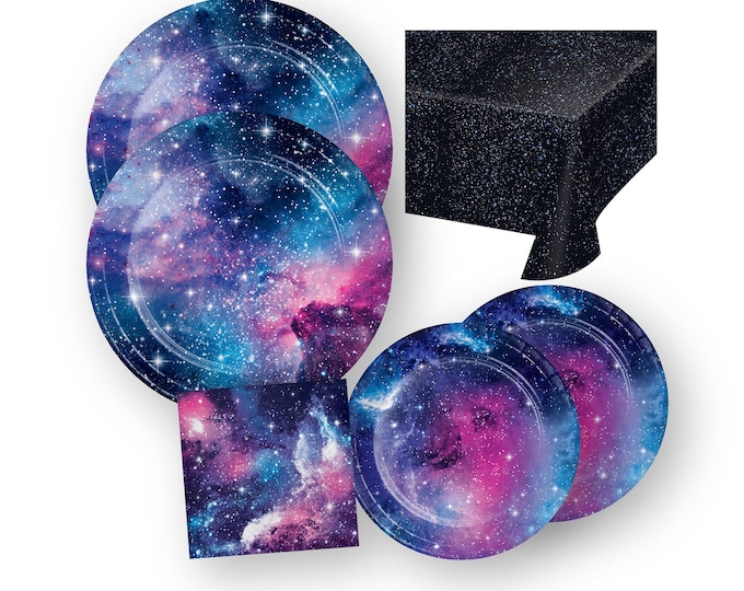 Galaxy Party Pack Space Birthday, Space Party Decorations, Galaxy Baby ...