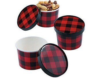Buffalo plaid cups | Etsy