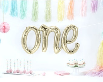 One Year Balloon - Etsy