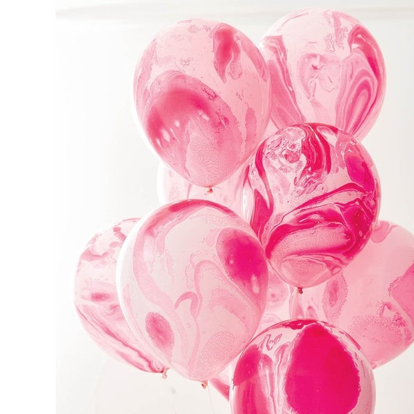 Marble Balloons - Etsy