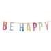 Be Happy Banner - Bridal Shower Banner, Birthday Banner, Unicorn Party ...