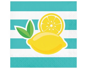 Lemon napkins | Etsy