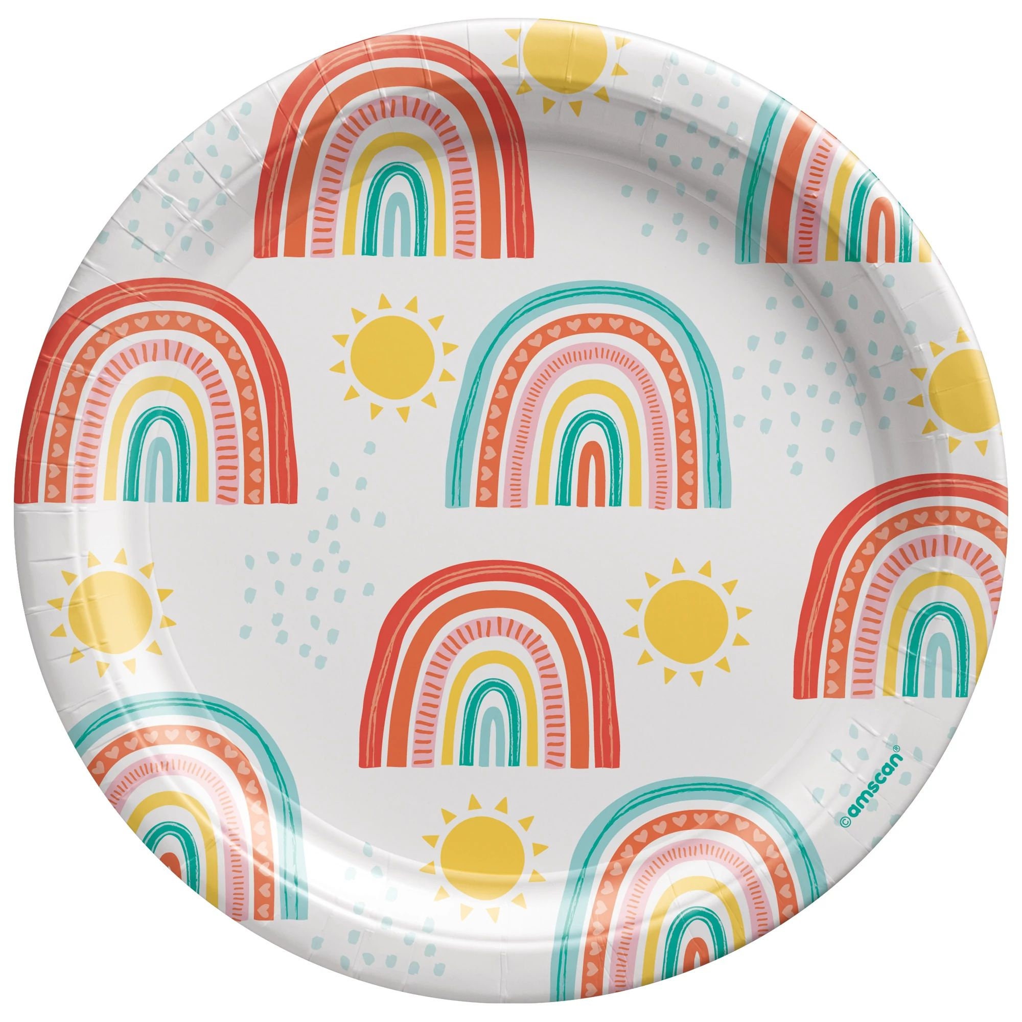 Rainbow Plates Rainbow Birthday Decorations Rainbow Baby - Etsy