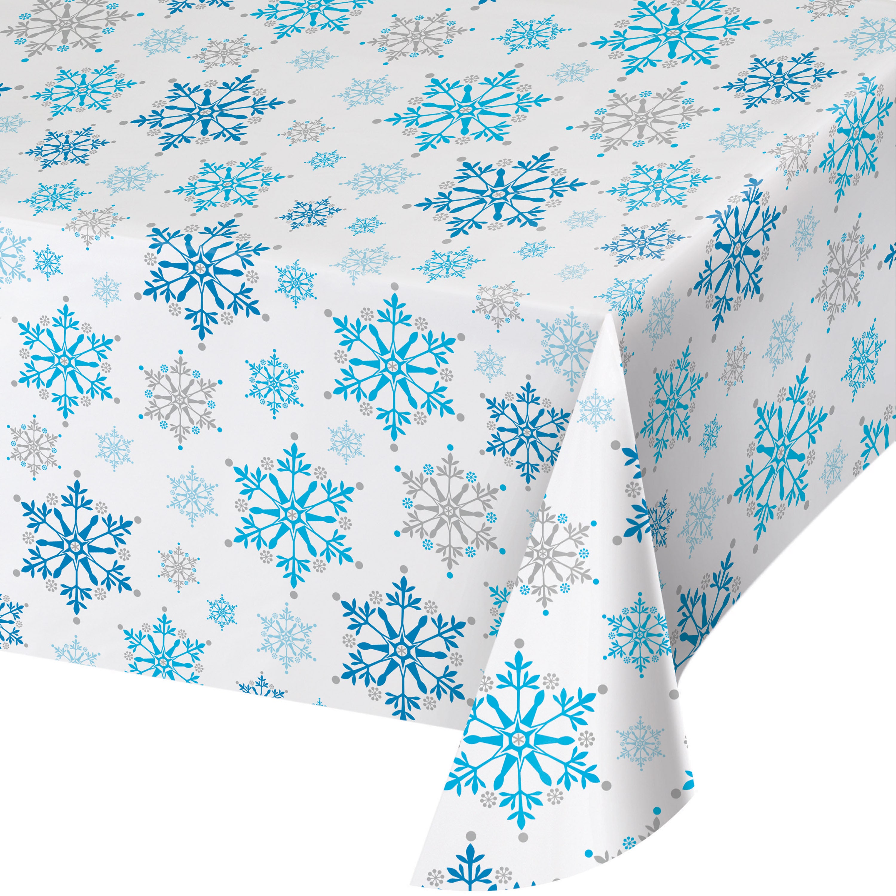 Snowflake Tablecloth Snowflake Party Winter Wonderland | Etsy