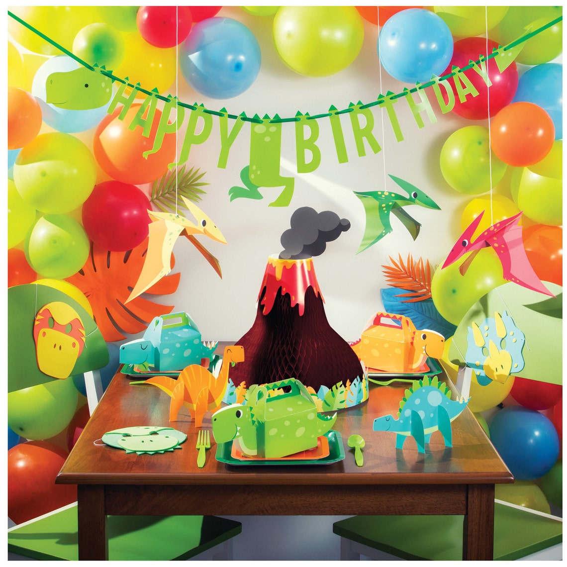 Dinosaur Birthday Banner Dinosaur Party Banner Dinosaur - Etsy