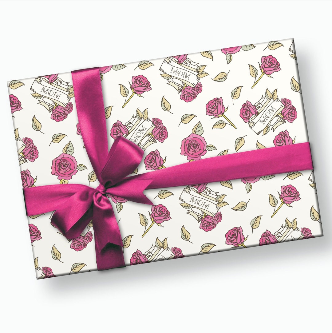 Mothers Day Wrapping Paper - Birthday Present, Mom Birthday Gift ...