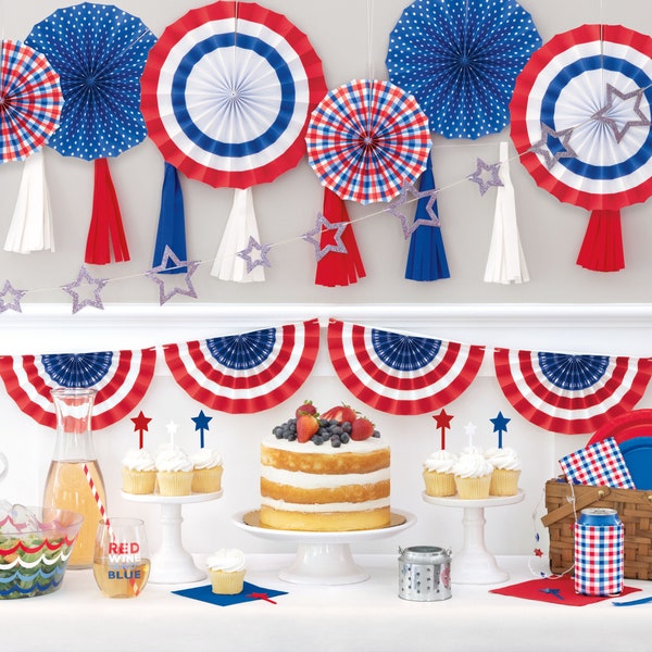 4th of July Bunting - Etsy