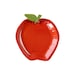 Red Apple Shaped Paper Plates 8ct - Back to School, 100 Days of School ...
