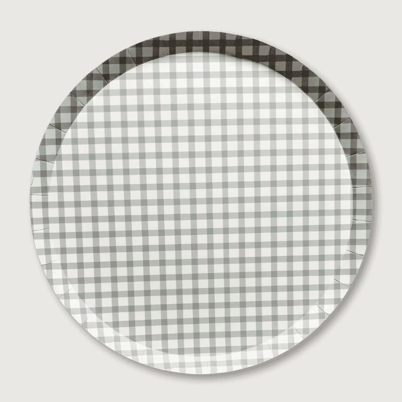 Gingham Plates - Etsy