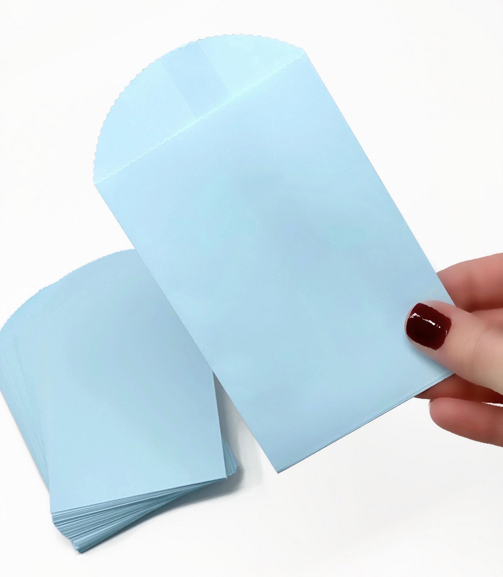 50 Blue Paper Bags - Baby Blue Party Favor Bags, Boy Baby Shower, First ...
