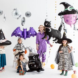 Bat Party Balloon - Halloween Party Decorations, Spooky Party Supplies ...
