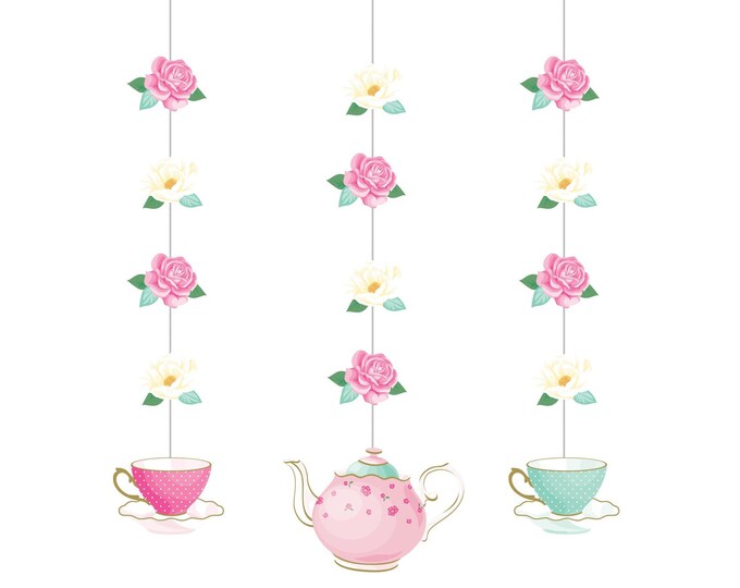 Tea Party Decorations - Tea Birthday Party, Garden Party, Tea for Two ...