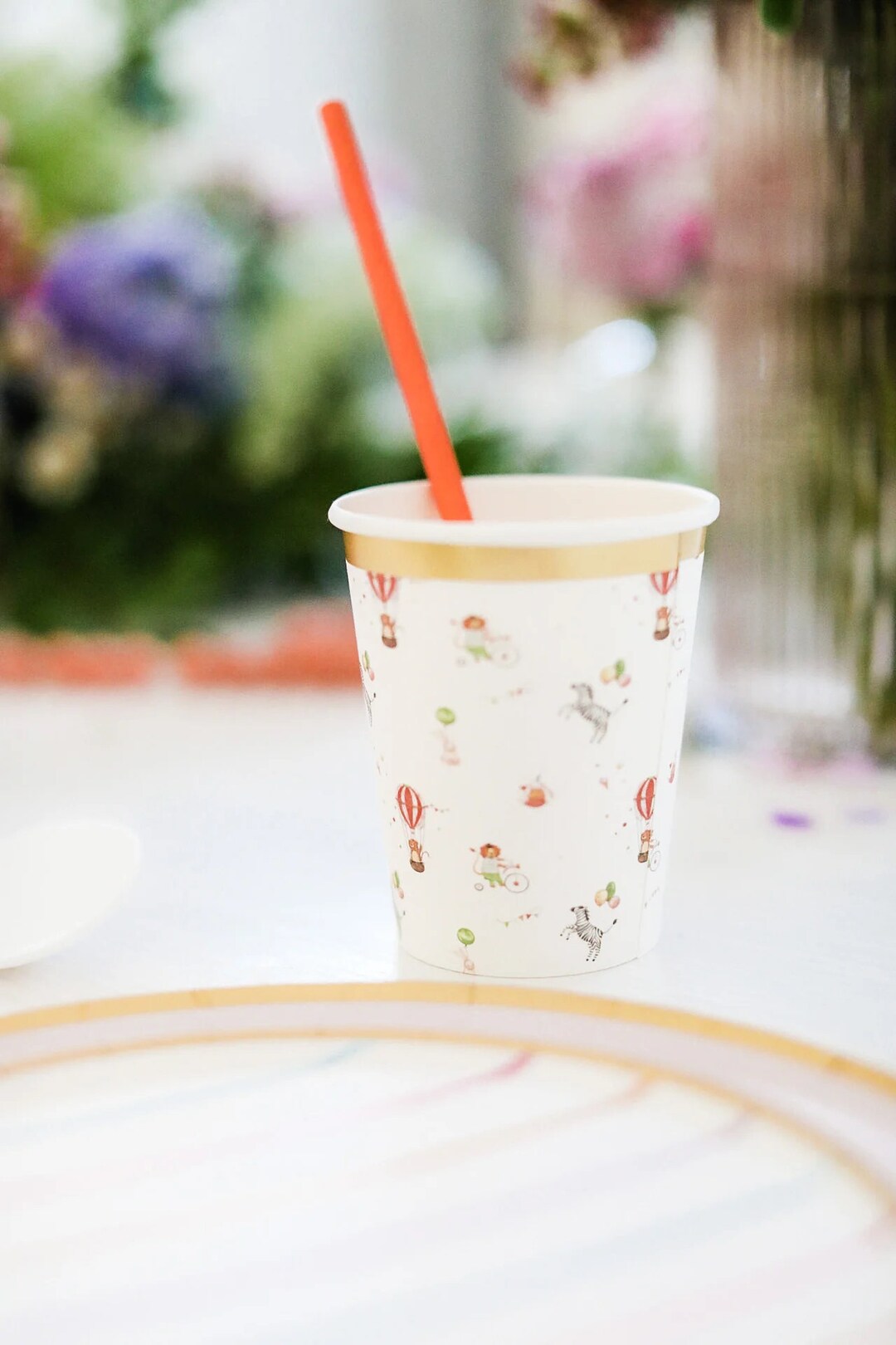 Carnival Party Cups - Circus Cups, Circus Birthday Decorations ...