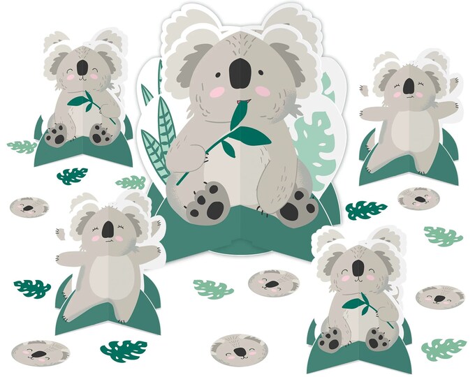 Koala Party Centerpiece Kit - Koala Party Decorations, Table ...