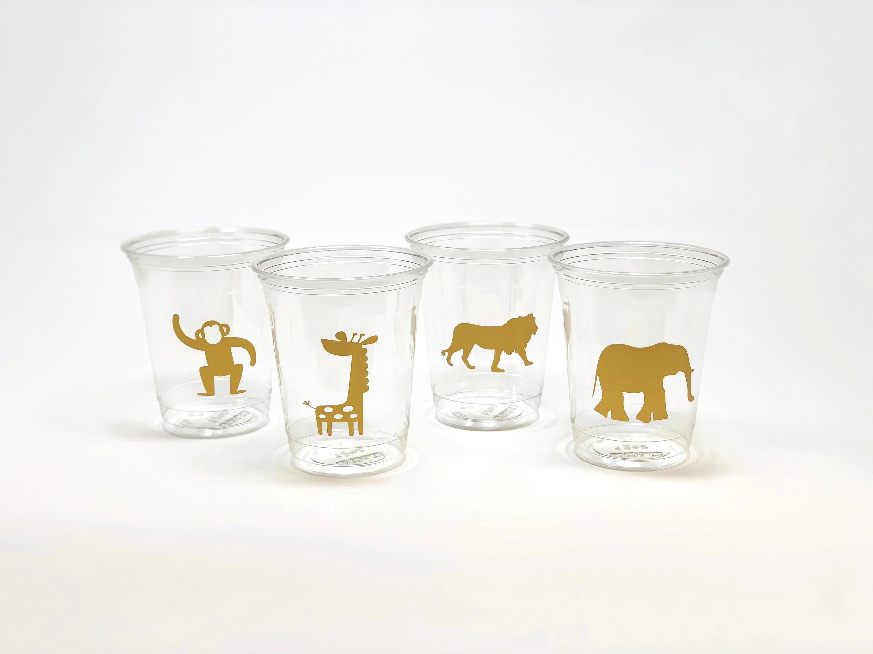 Safari Cups Party Animal Birthday Jungle Cups Zoo Baby | Etsy