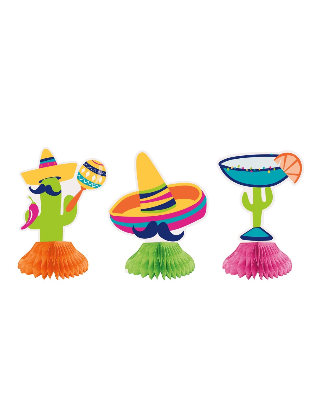 Fiesta Party Decorations - Party Centerpiece, Fiesta Decorations ...