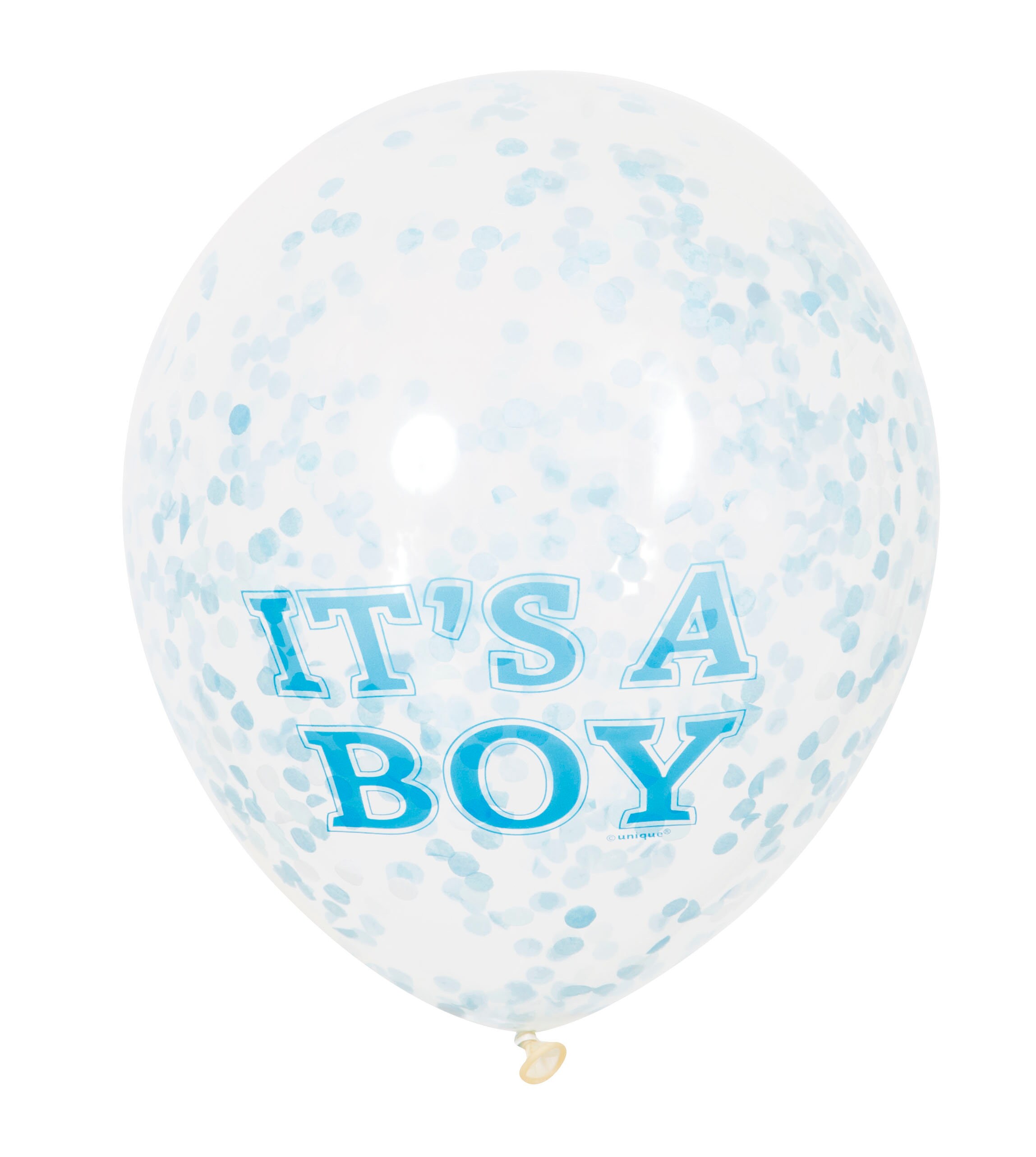 6 Confetti Balloons Its a Boy Balloons Boy Baby Shower - Etsy