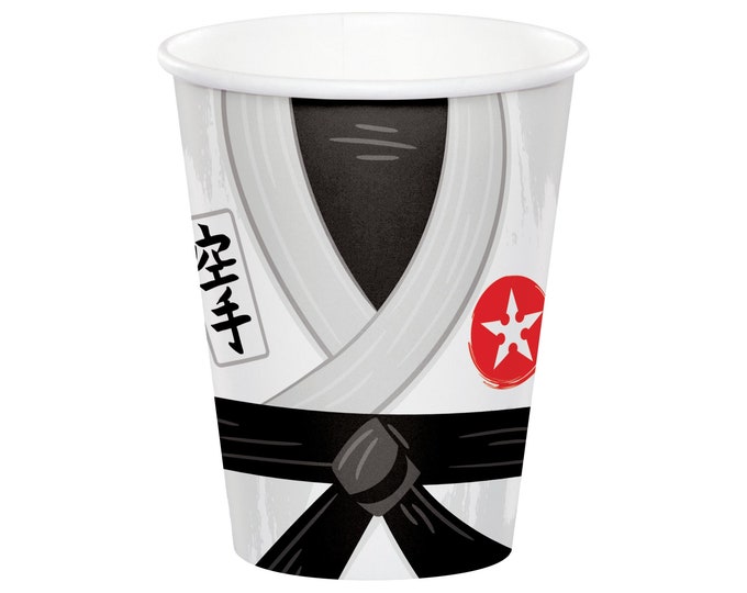 Karate Party Cups - Karate Birthday Party, Karate Party Decorations ...