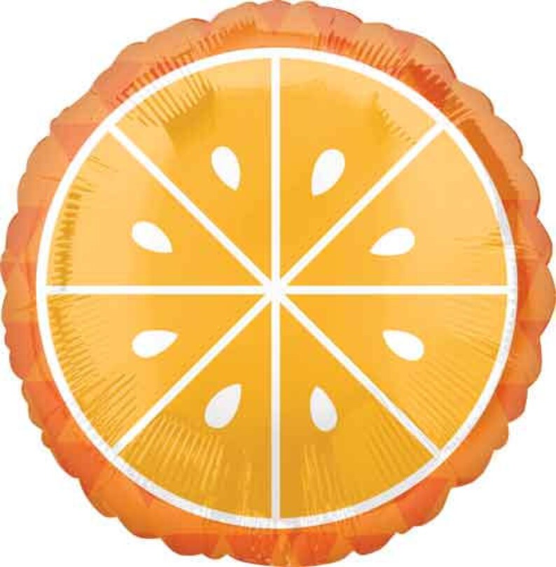 Orange Balloon Fruit Balloons Fruit Party Decorations - Etsy