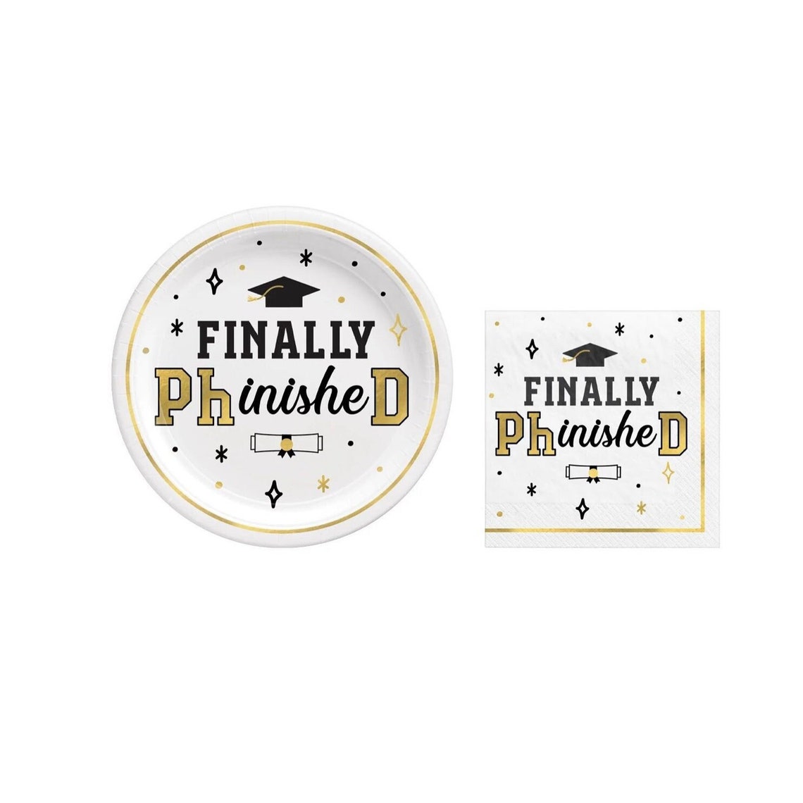Phd Grad Party Supplies Graduation Party Decorations - Etsy