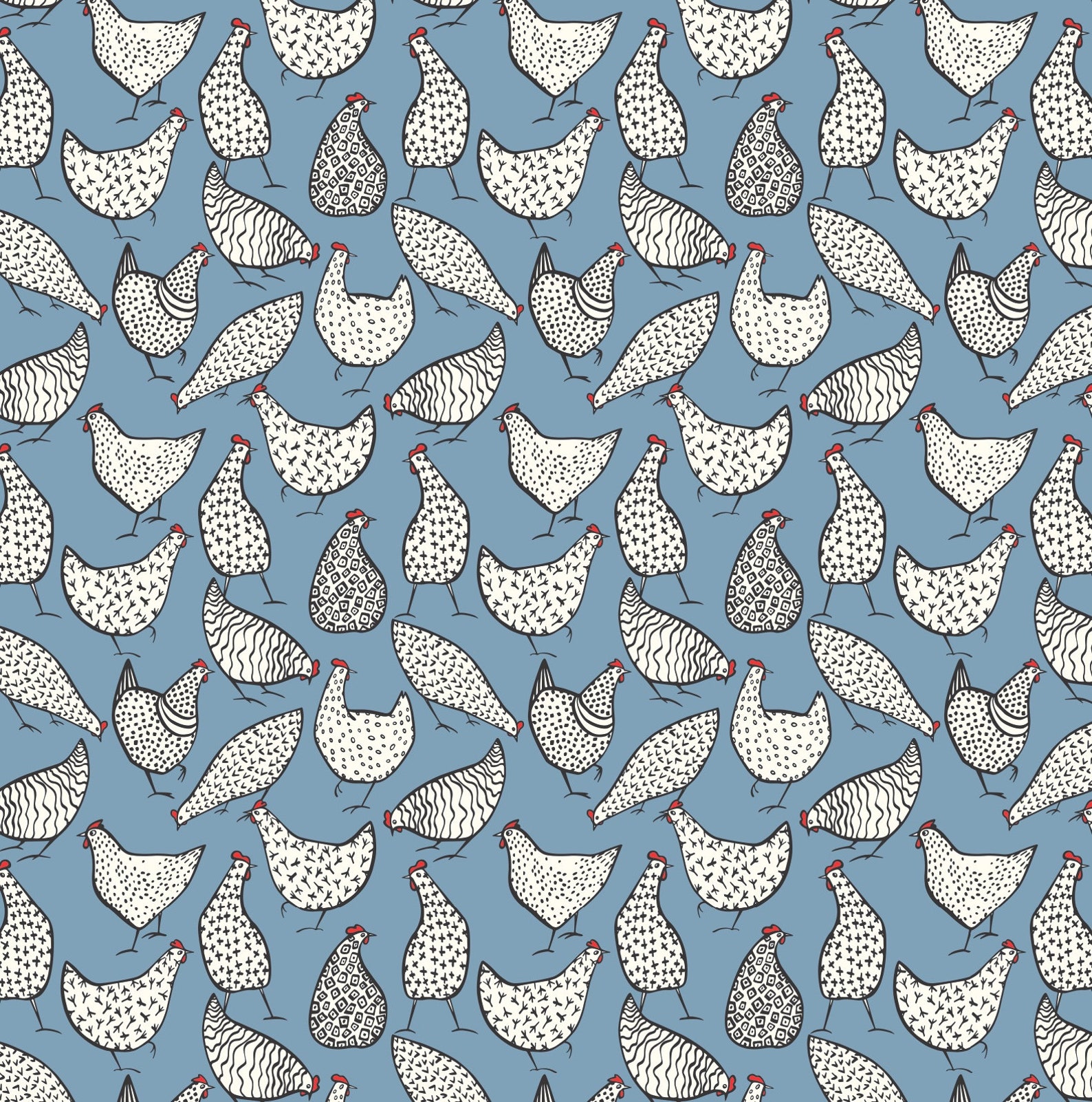 Hen Wrapping Paper Farm Gift Wrap Chicken Gift Wrap - Etsy