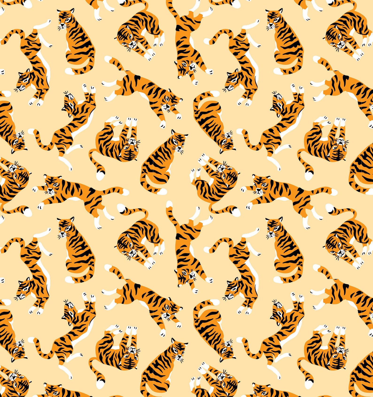 Tiger Wrapping Paper - Tiger Gift, Safari Animal Gift, Funny Gift Wrap ...