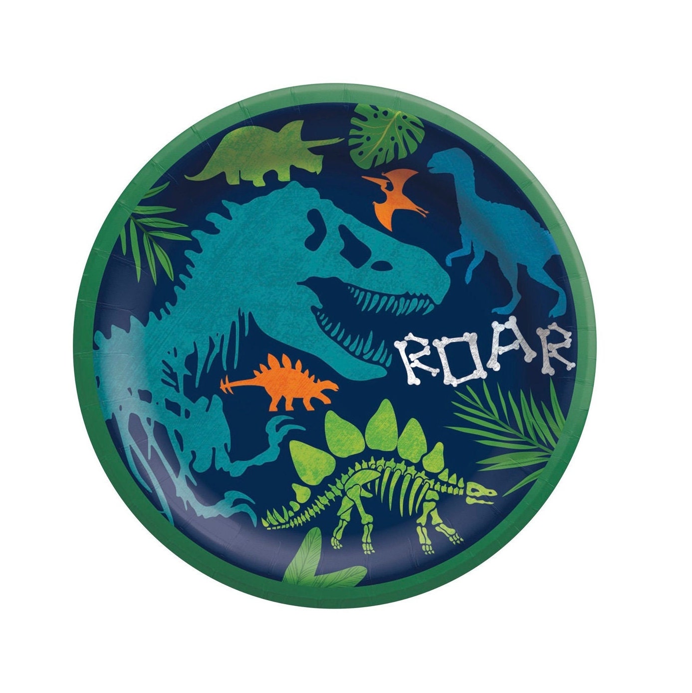 Dinosaur Plates - Dinosaur Birthday Party Supplies, Dinosaur Birthday ...