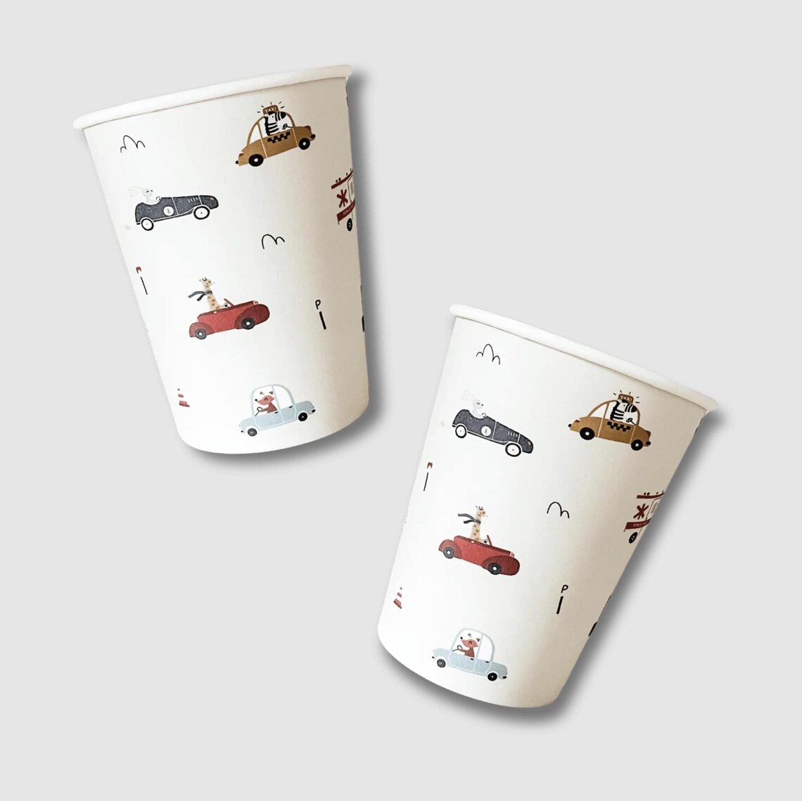 Transportation Party Cups - Vehicles Birthday, Truck Party Supplies ...