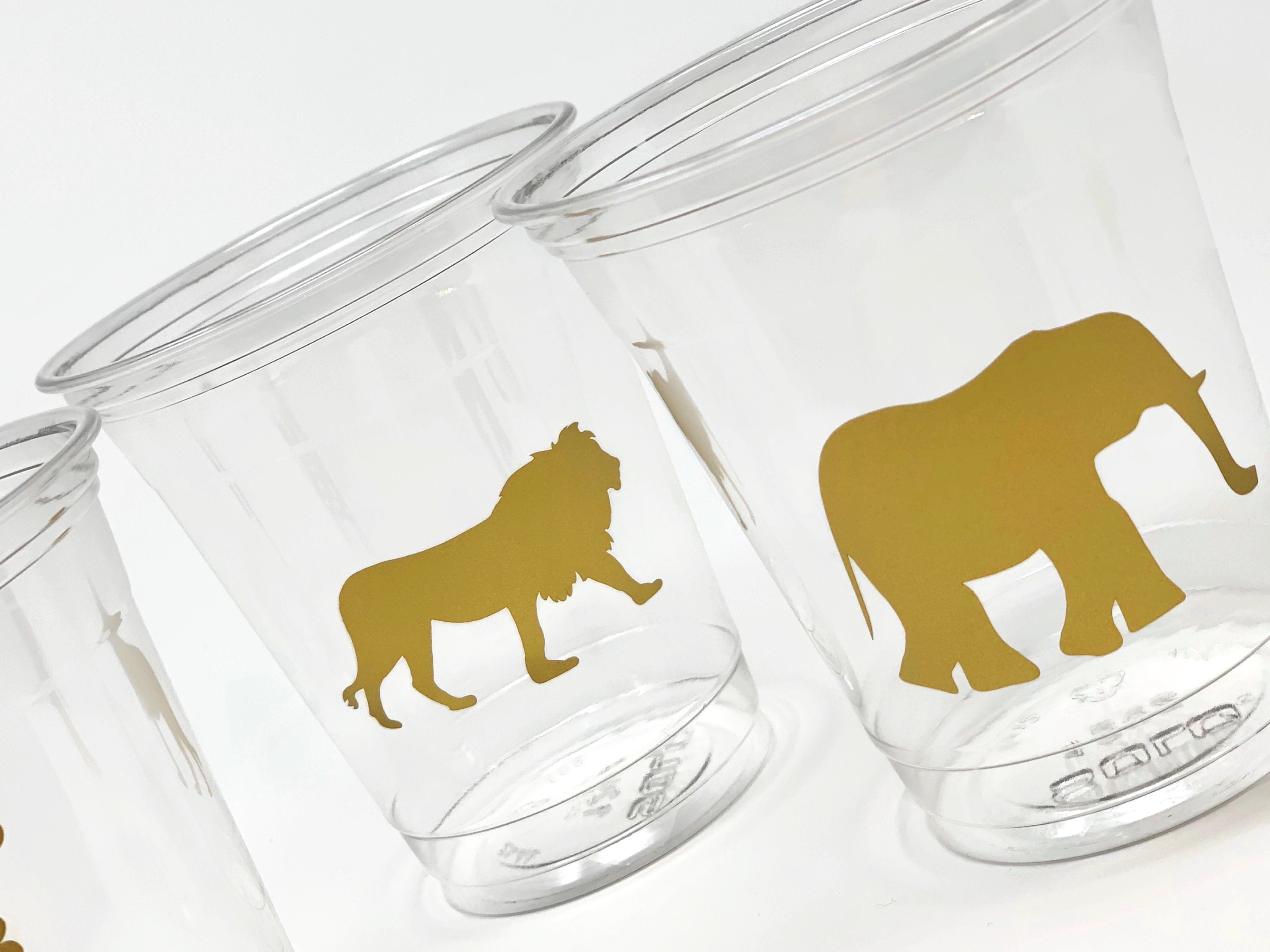 Safari Cups Party Animal Birthday Jungle Cups Zoo Baby - Etsy