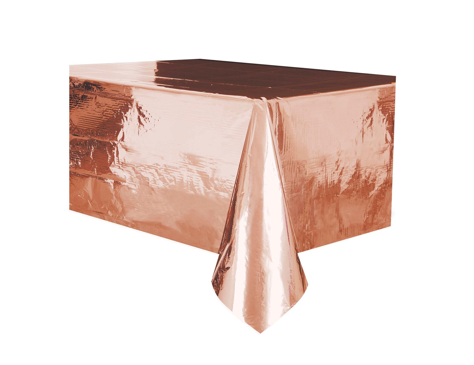 Rose Gold Tablecloth Metallic Rose Gold Table Cover Blush - Etsy