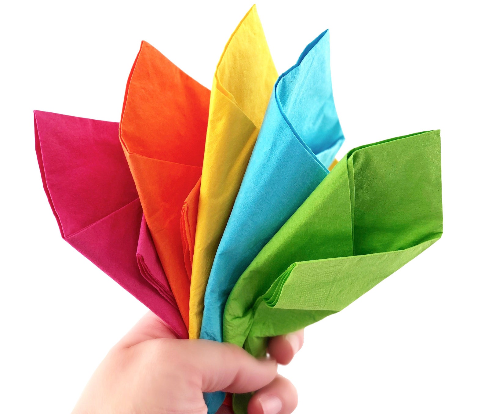 Party Napkins - Rainbow Napkins, Fiesta Party Napkins, Paint Party ...