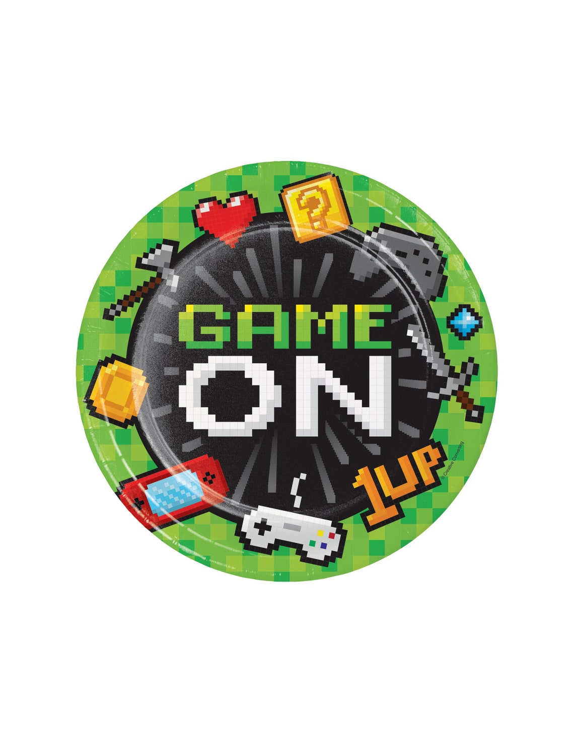 Video Game Birthday Plates Gaming Party Plates Teen Boy - Etsy