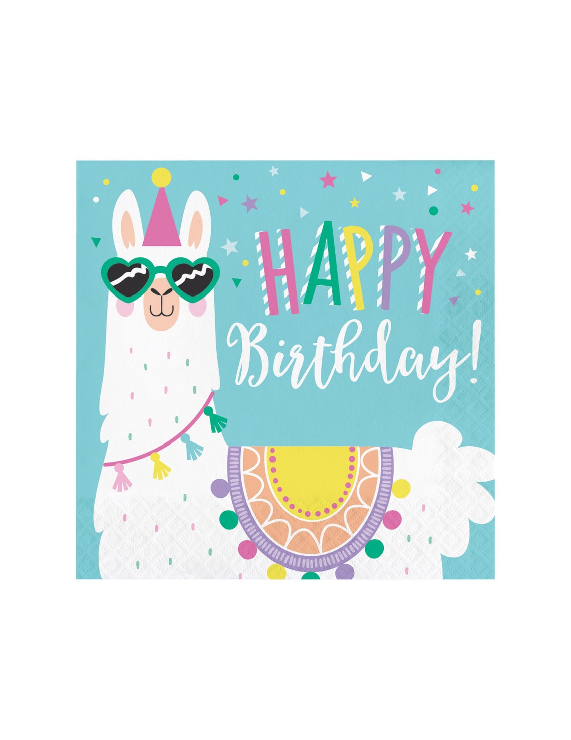 Llama Birthday Napkins Llama Party Decorations Llama - Etsy