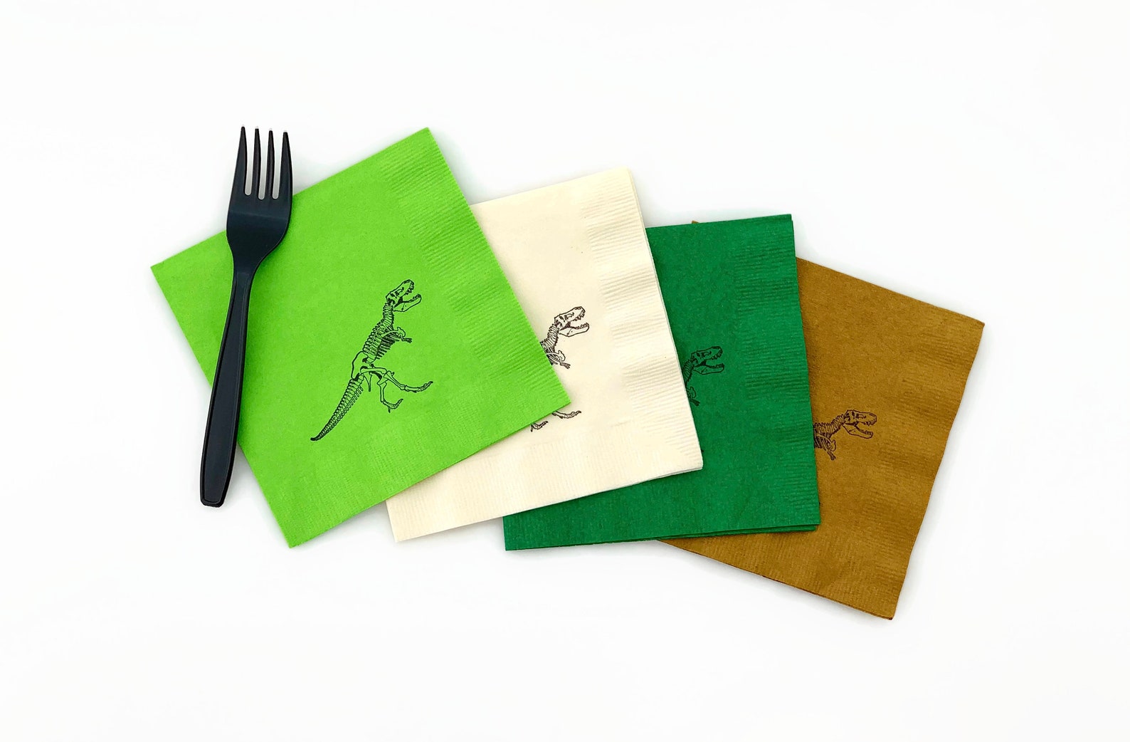 Dinosaur Party Napkins Dinosaur Birthday Green Dinosaur | Etsy