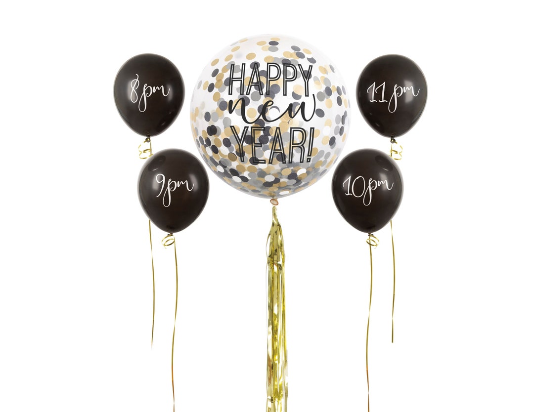 New Years Party Balloons - New Years Party Decorations, New Years ...
