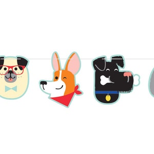 Puppy Banner - Dog Party Decorations, Puppy Party Decorations, Dog ...
