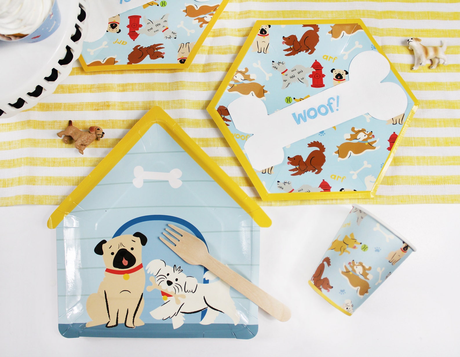 Dog Party Plates - Puppy Party Plates, Dog Birthday Decorations, Dog ...