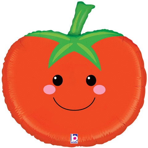 25" Tomato Balloon - Farmers Market Birthday, Birthday Decorations ...
