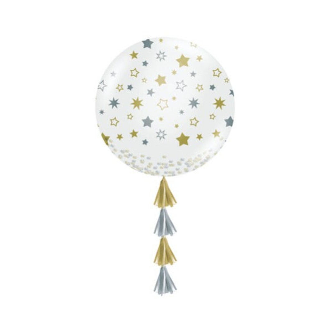 36" Star Balloon - Moon and Stars Baby Shower, Star Birthday ...