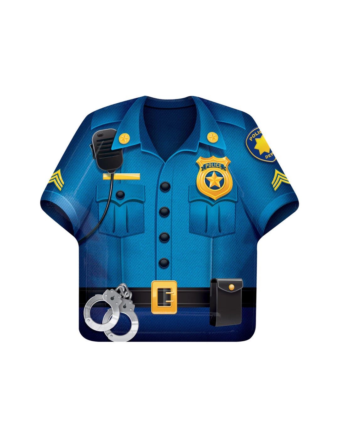 Police Plates - Police Birthday Party - Sheriff Birthday - Police ...