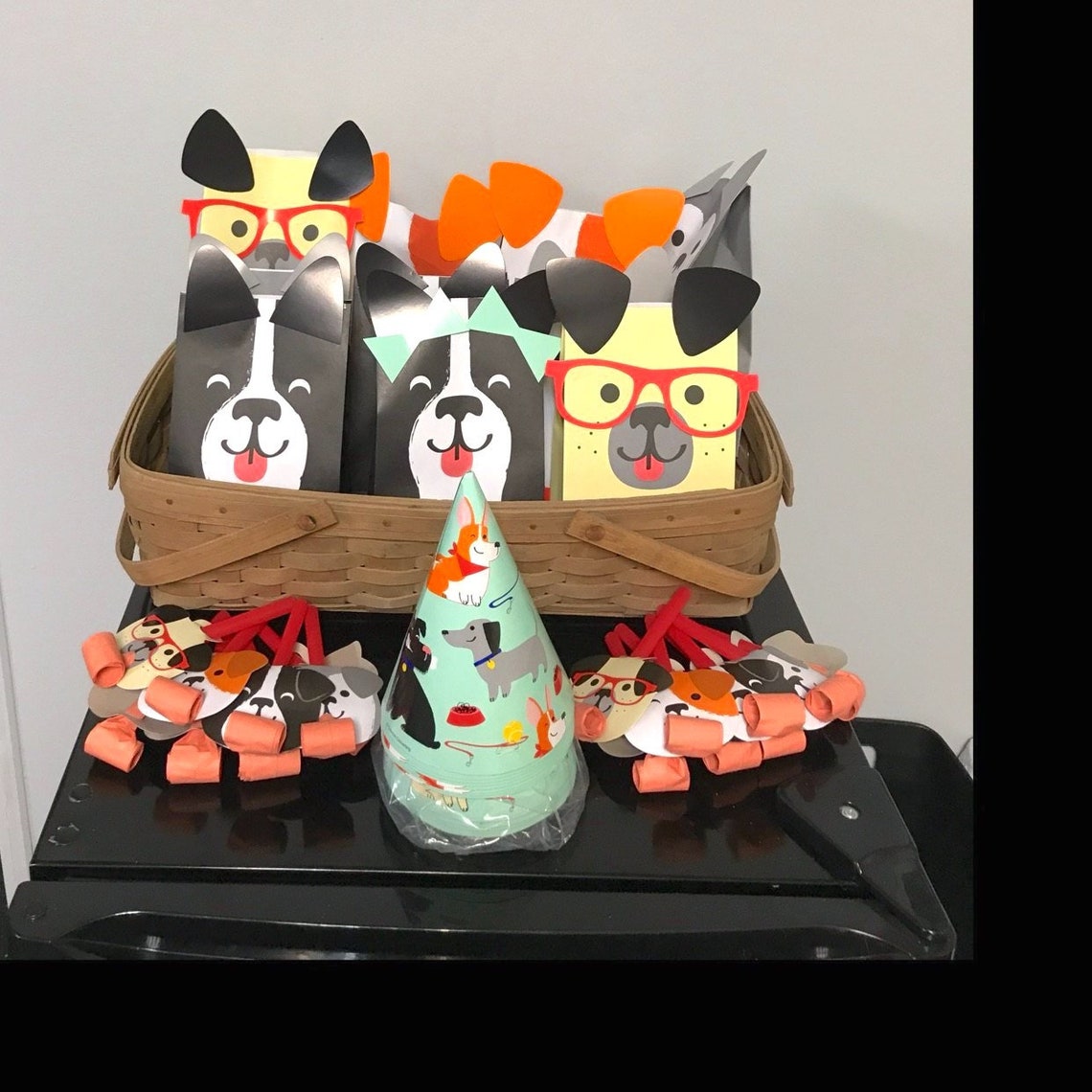 Dog Favor Bags - Puppy Party, Dog Birthday, Dog Party, Puppy Party ...