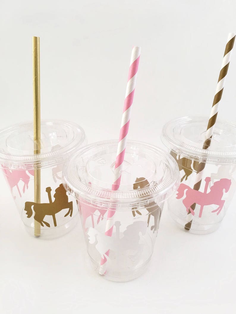 Carousel Cups Carousel Party Carousel Birthday Carousel | Etsy