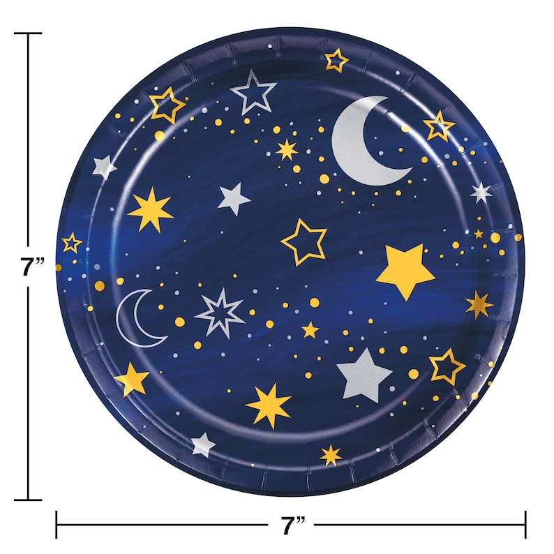 Moon & Stars Cake Plates Moon Baby Shower Galaxy Party - Etsy