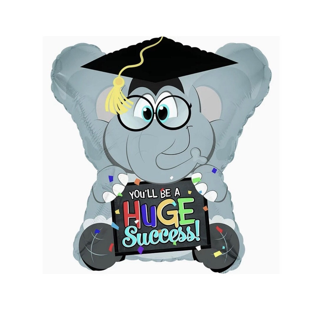 Elephant Graduation Balloon - Kids Graduation Decorations, Kindergarten ...