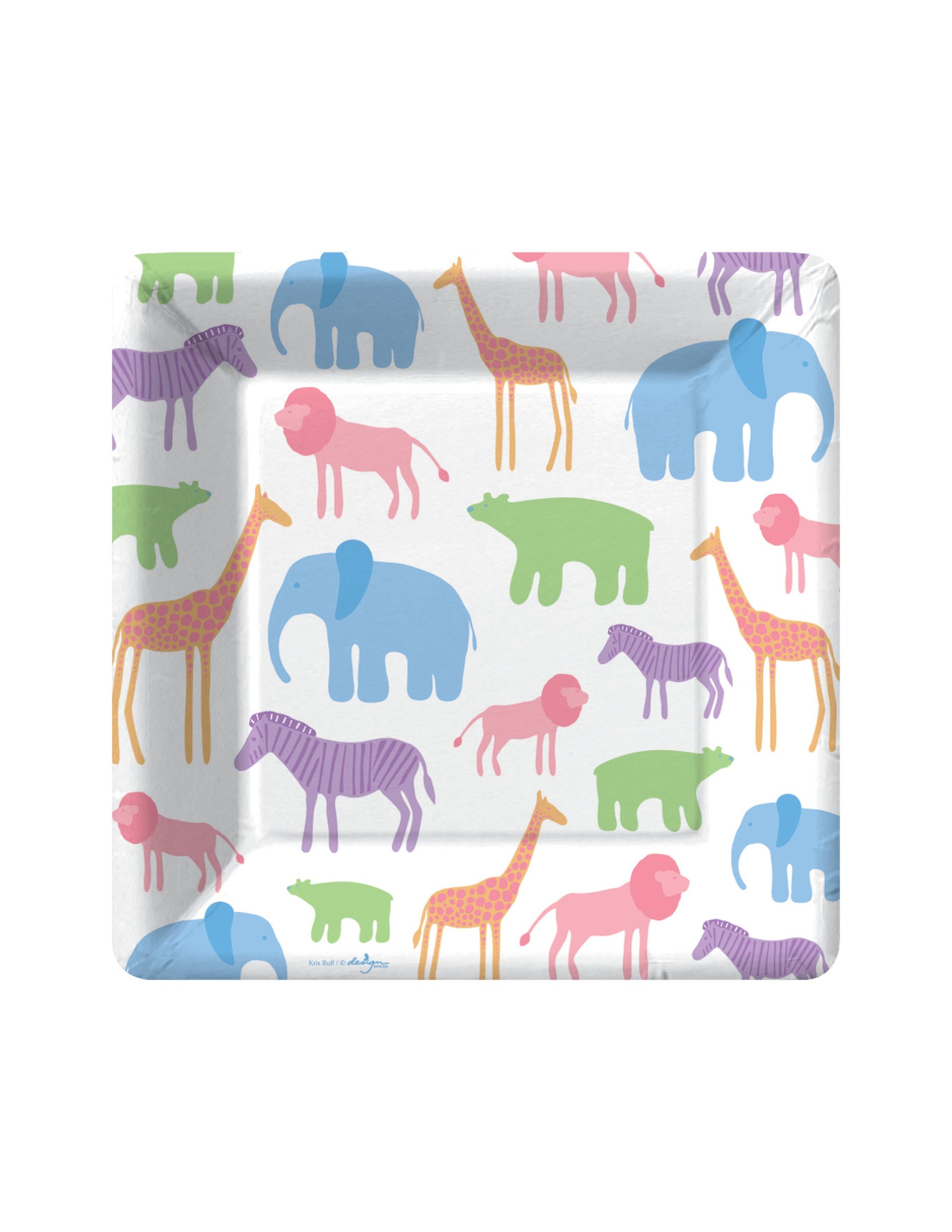 Safari Plates Safari Baby Shower Jungle Baby Shower Safari - Etsy