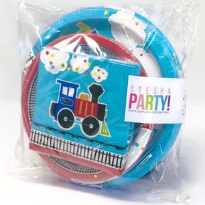 Train Party Pack - Train Birthday Party, Birthday Decorations, Train ...