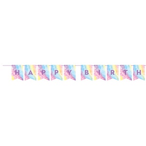 Personalized Tie Dye Party Banner - Tie Dye Birthday Banner, Tie Dye ...
