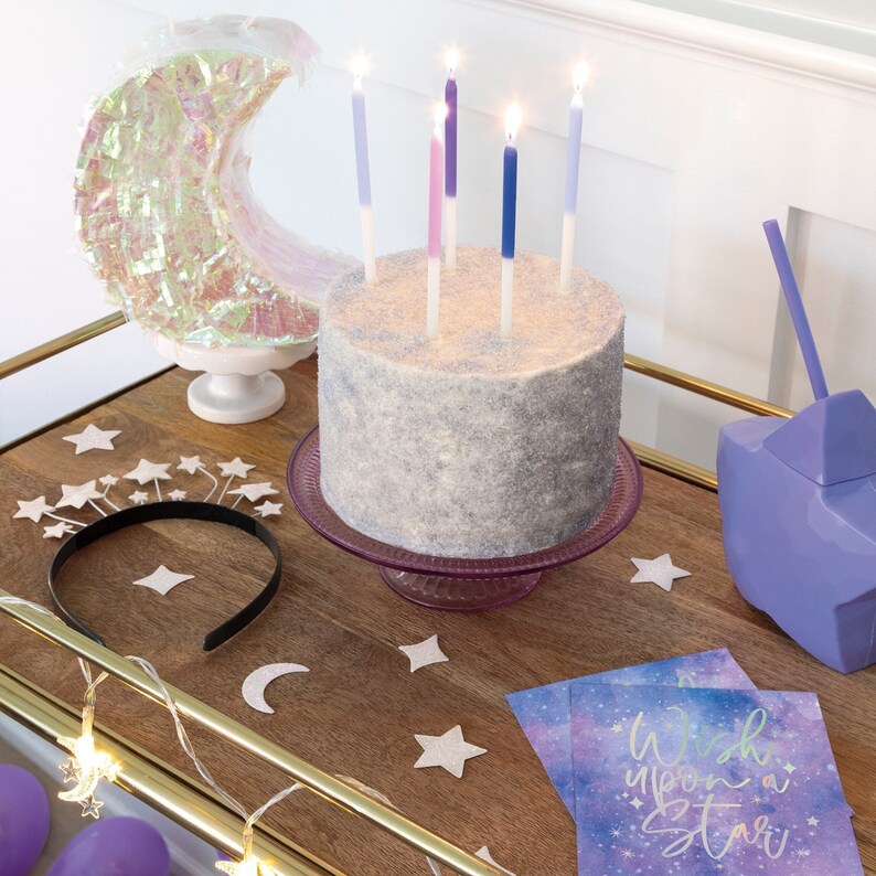 Galaxy Party Candles - Space Birthday Candles, Mermaid Party ...